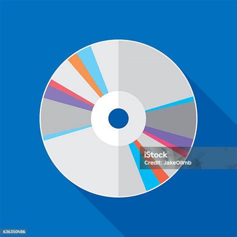 Cd 아이콘 플랫 콤팩트 디스크에 대한 스톡 벡터 아트 및 기타 이미지 콤팩트 디스크 디비디 일러스트레이션 Istock