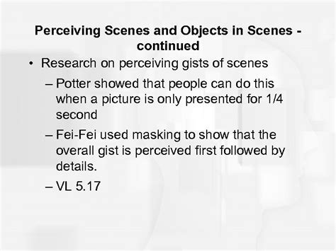 Chapter 5 Perceiving Objects And Scenes Modern