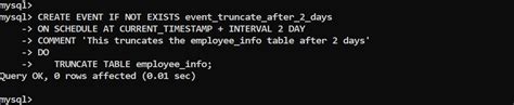 how to create and schedule events in mysql ultahost knowledge base