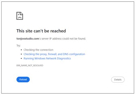 Cara Mengatasi This Site Cant Be Reached Pada Website Wordpress Tonjoo