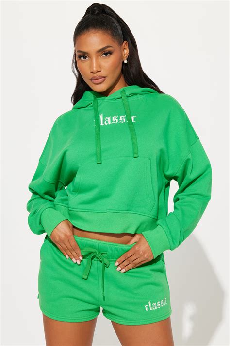 A Classic Fav Short Set Kelly Green Fashion Nova Matching Sets