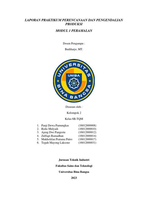 Perencanaan Dan Pengendalian Produksi Pdf