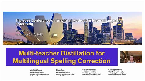 Underline Multi Teacher Distillation For Multilingual Spelling Correction