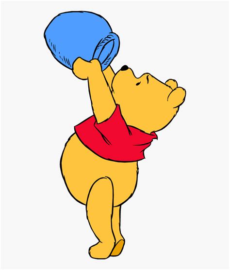 Disney Winnie The Pooh Clip Winnie The Pooh Holding Honey Pot Hd Png