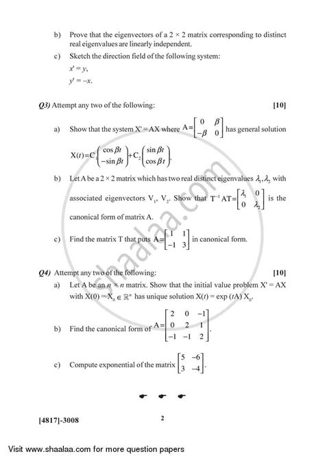 dynamical system 2015 2016 b sc mathematics semester 5 tybsc 2013