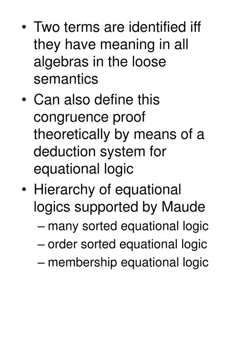Ppt Maude Rewriting Logic For Intensive Care Specialists Powerpoint Presentation Id 3301731