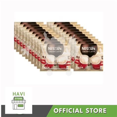 HAVI STORE NESCAFE CREAMY LATTE TWIN PACK 3IN1 COFFEE 55G X 10PCS