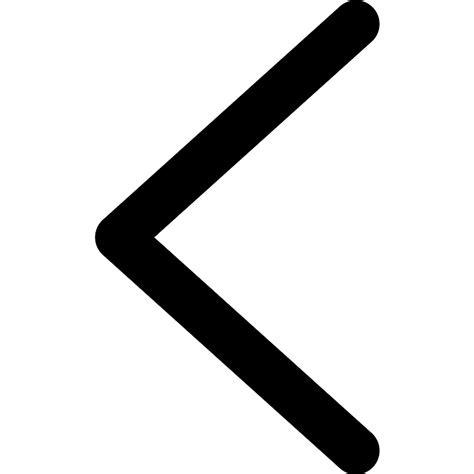 Navigation Arrow Chevron Direction Forward Move Left Icon Vector SVG