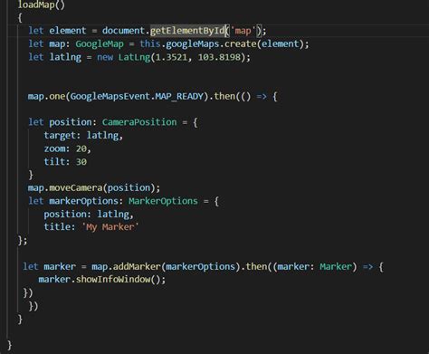 Ionic Framework Google Map Not Displaying In Browser Stack Overflow