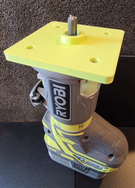 Digital File Ryobi Cordless Router Guide Bushing Plate D Print Files Etsy