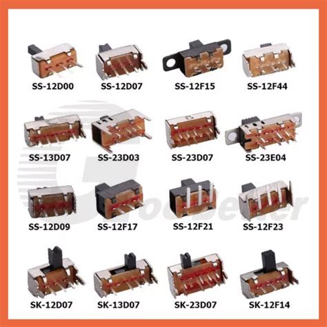 Mini Miniature Model Railway Slide Switch 2 Position On Off Micro