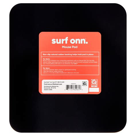 Onn Mouse Pad Black