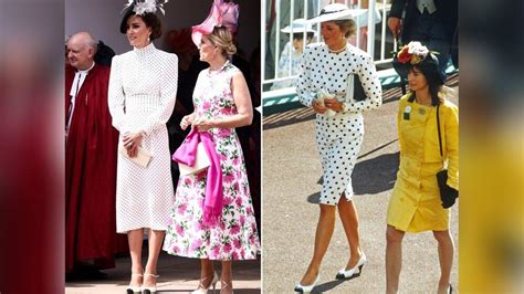 Prinzessin Kate Hommage An Prinzessin Dianas Pünktchen Kleid