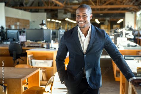 African American Entrepreneur Business Owner Ceo Portrait At The
