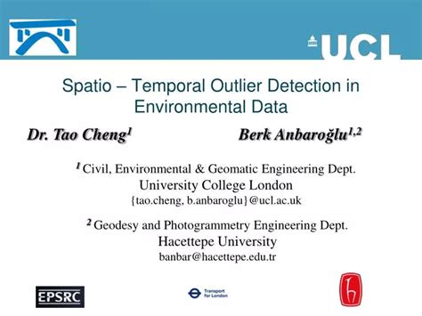 Ppt Spatio Temporal Outlier Detection In Envi R Onmental Data