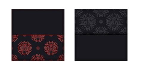 당신의 텍스트와 정치 기념일 스타일의 장식에 얼굴과 초대를 준비 신들의 가면이 달린 검은 색의 프린트 디자인 엽서를 위한 템플릿 0명에 대한 스톡 벡터 아트 및 기타 이미지