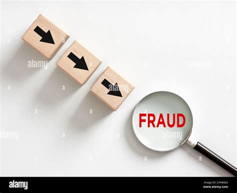 Fraud Detection Revealing A Fraud Concepts Magnifying Glass Showing