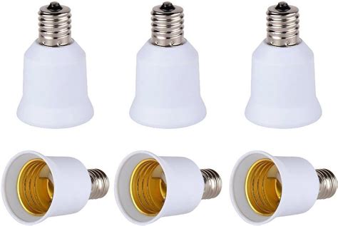 Superdream® E17 To E26 Light Socket Bulb Base Adapter Converter Light Socket Adapter Convert