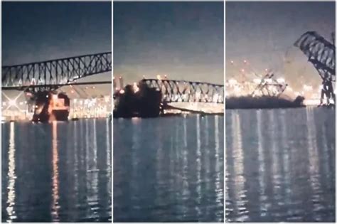 Katastrofa U SAD U Teretni Brod Se Zabio U Poznati Most U Baltimoreu I