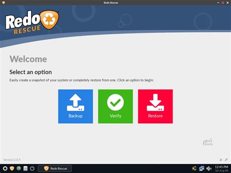 redo rescue backup and recovery live system gets nfs share support ssh