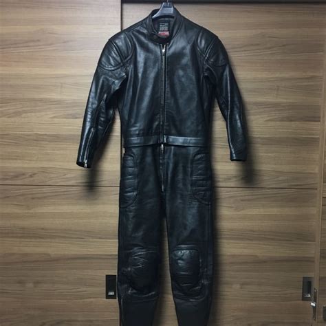【中古】【良品】南海 Nankai ナンカイ 革ツナギ レザーレーシングスーツ 黒 Mサイズ セパレートの落札情報詳細 Yahoo