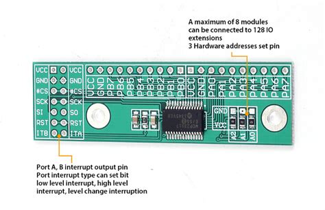 SPI Interface Converter PinBoard Bit I O Extension Board Module MCP S E SS For Arduino
