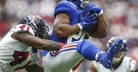 Texans News Can Houston Contain Giants Rb Saquon Barkley Battle Red