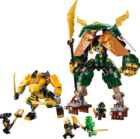 Klocki LEGO NiNJAGO Drużyna mechów ninja Lloyda i Arina 71794 Sklep Dla dziecka Zabawki