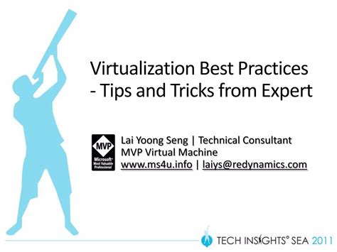 virtualization best practices tips and tricks from expert ppt