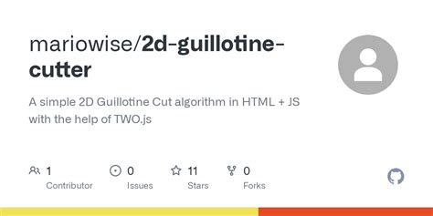 Github Mariowise2d Guillotine Cutter A Simple 2d Guillotine Cut