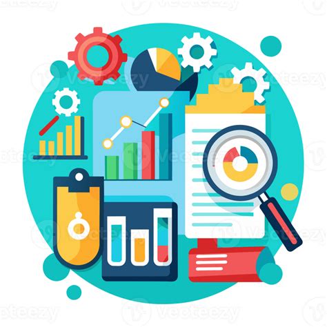 Round Graphic Business Statistics Analysis Study 44283057 Png