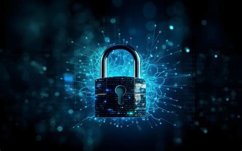 Premium Photo Digital Padlock Computing System Cyber Security Data Network Protection