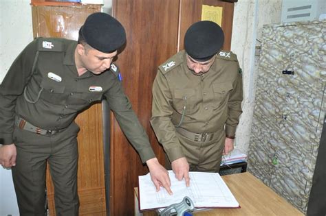 قائد شرطة ديالى يتفقد مركز شرطة الشرقي قيادة شرطة ديالى