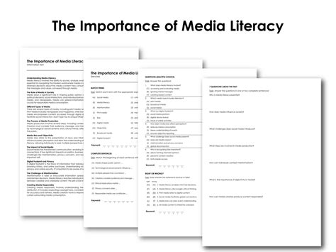 The Importance Of Media Literacy Made By Teachers