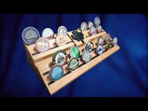 Making A Challenge Coin Display Woodworking T Youtube