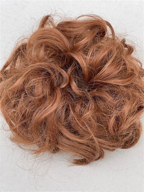 Messy Hair Bun Scrunchie Hairpiece Extension Etsy Messy Bun