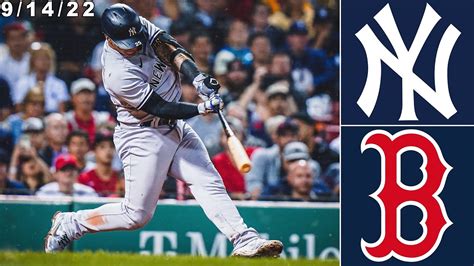 New York Yankees Highlights Vs Boston Red Sox 91422 Youtube