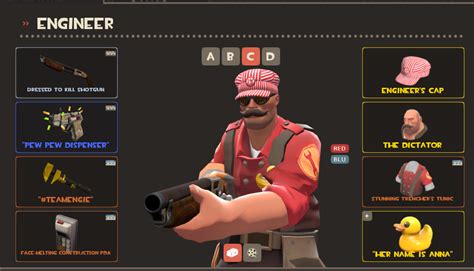 Made A Mario Engineer Set Without Using The Plumbers Cap R Tf2
