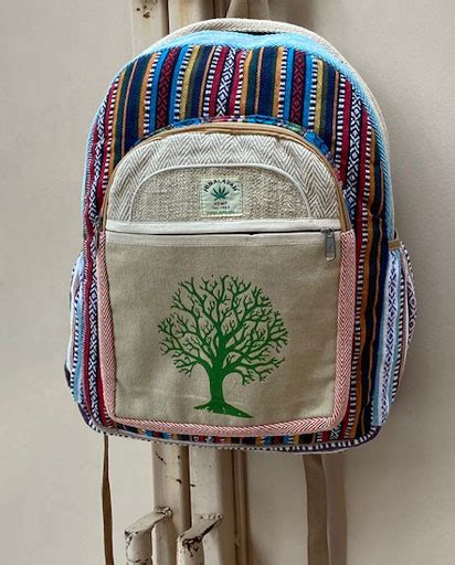 Tree Hemp Cotton Backpack Himalayan Exports