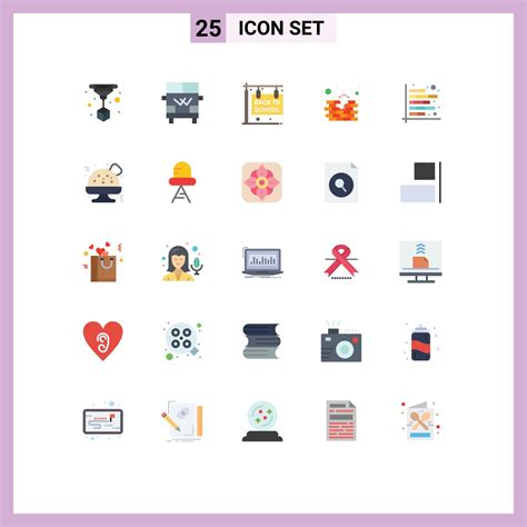 25 Flat Color Concept For Websites Mobile And Apps Figures Analysis Education Wall Construction