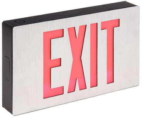 LED Black Exit Sign 16U376 CX61 Grainger