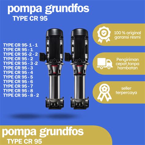 Jual Pompa Grundfos Cr 95 Vertical Multistage Pump Transfer Pump