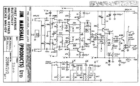 A Detailed Look Into The Marshall 5010 Schematic