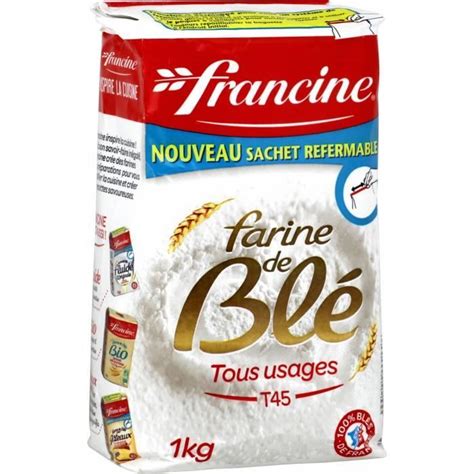 Farine De Blé 1 Kg Francine Cdiscount Au Quotidien