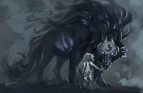 Kindred Lamb And Wolf League Of Legends Drawn By Blajnart Danbooru