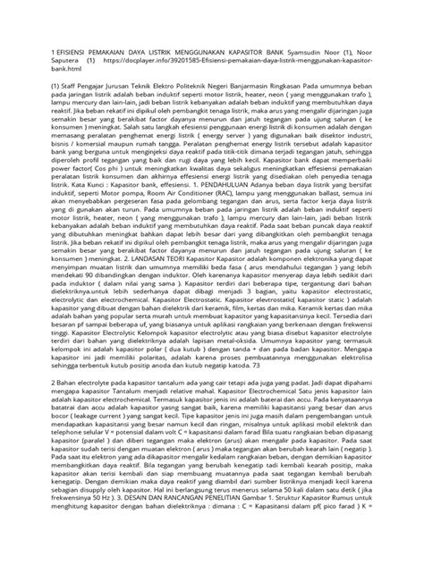 Capasitor Pdf Sains And Matematika Komputer