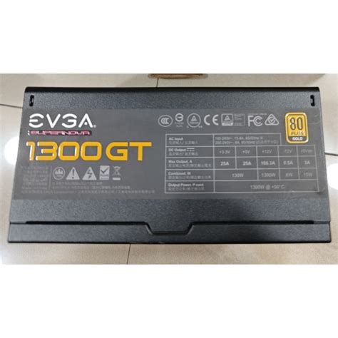Evga 1300w Gt 金牌 全模組 電源供應器 蝦皮購物