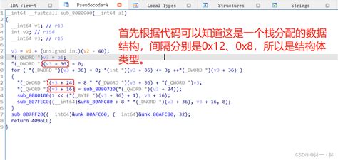 对 ida 结构体操作的一些理解 ida能提取结构吗 csdn博客