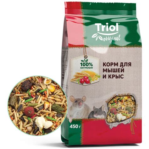 Корм для мышей и крыс, 450г, Triol Original купить оптом в Москве | AMMA