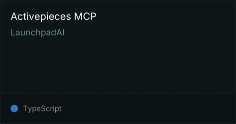 activepieces mcp glama